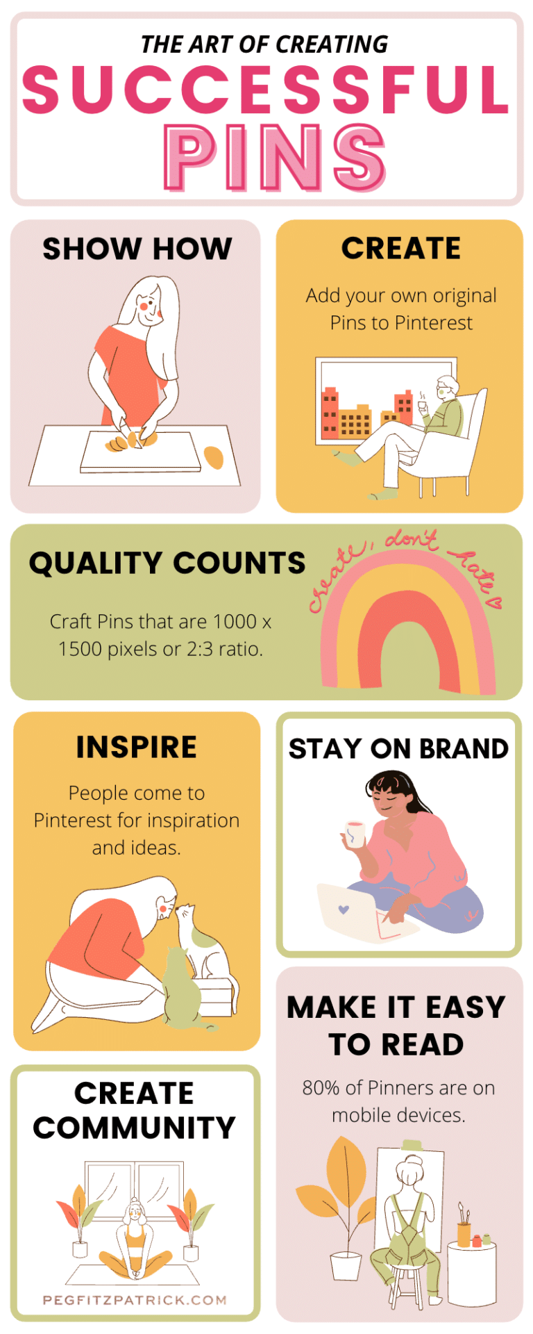 How to Create a Successful Pin for Pinterest - https://pegfitzpatrick.com
